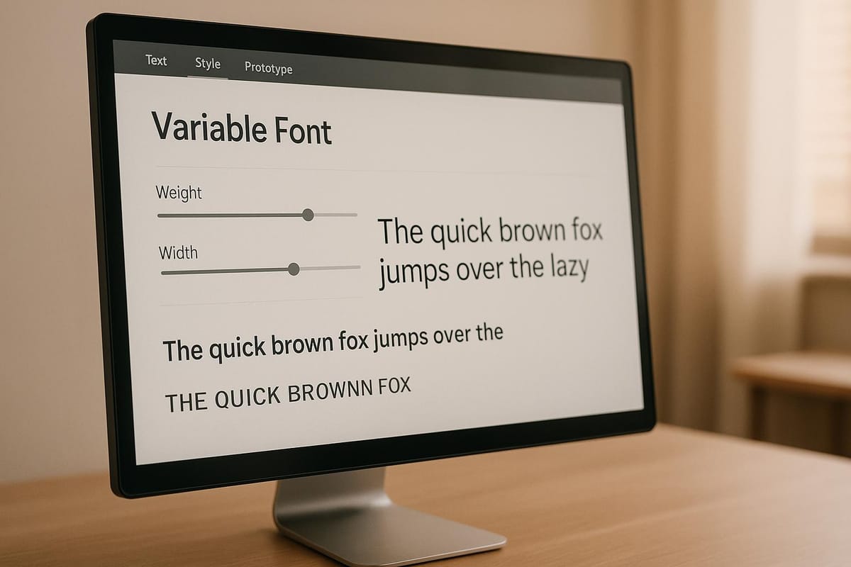Variable Fonts in UX: Benefits and Challenges
